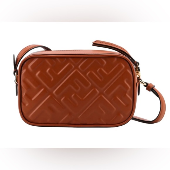 Fendi | Bags | Fendi Camera Case Crossbody Calfskin Embossed Logo ...
